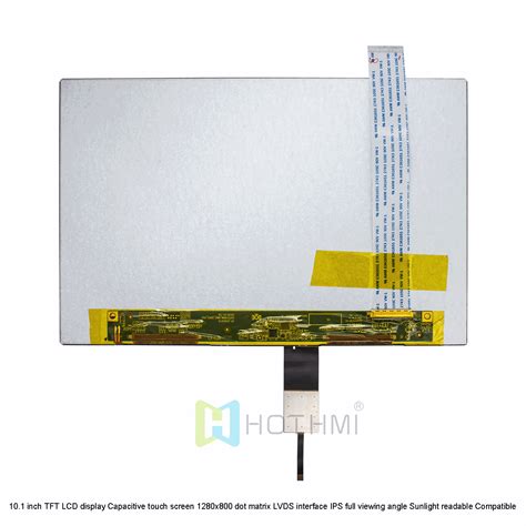 10 1 Inch TFT LCD Display Capacitive Touch Screen 1280x800 Dot Matrix LVDS Interface IPS Full