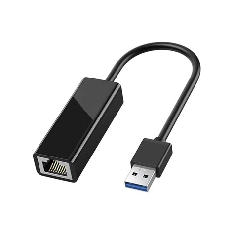 Sounce Usb To Rj45 Ethernet Adapter Lan Cable Black Price Buy