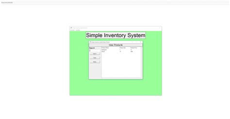 Python Simple Inventory System Free Source Code And Tutorials