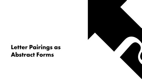 Letter Pairings As Abstract Forms On Behance Letter Pairings As Abstract Forms On Behance