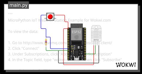 MicroPython MQTT Weather Logger Wokwi ESP STM Arduino Simulator