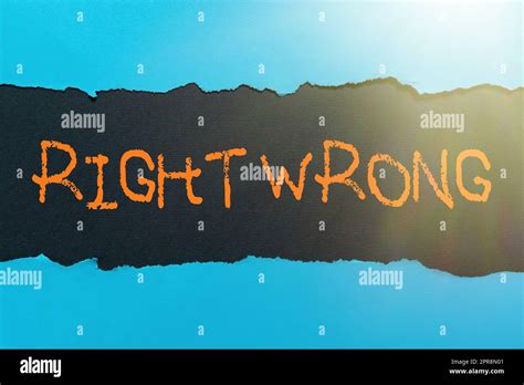 Text Caption Presenting Right Wrong Business Concept Choose Between