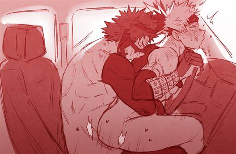 Bakugou Katsuki And Kirishima Eijirou Boku No Hero Academia Drawn By