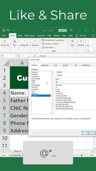 custom line format in excel excelformula excelshortcuts excelacademy exceltips exceltech