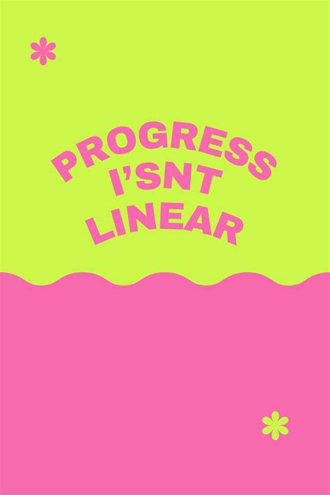 Progress Isn T Linear Motivational Poster