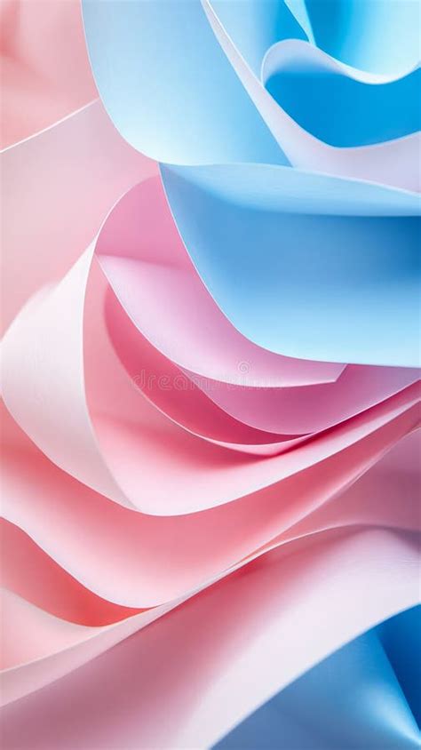 Abstract Composition Of Colorful Paper Sheets Minimalist Design