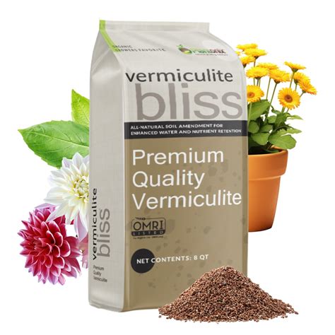 Vermiculite Bliss Premium Vermiculite Soil Amendment Plantonix