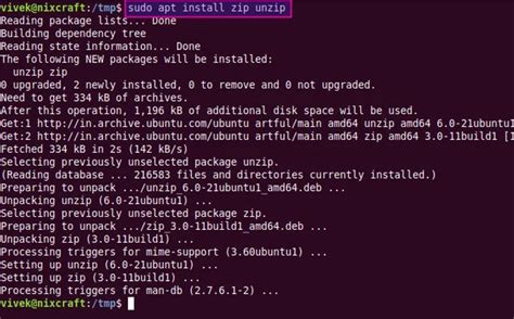 How To Zip A Folder In Ubuntudebian The Server Admin