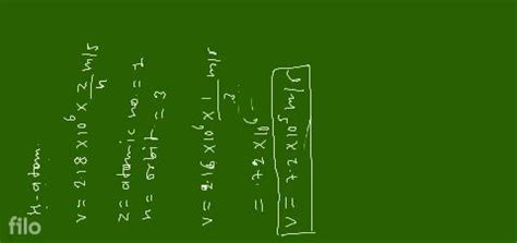 Q Calculate The Velocity Of Electron In The Second Excited State Of Boh
