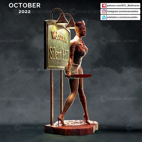 3d File Silent Hill Nurse 🗿 ・3d Printable Model To Download・cults