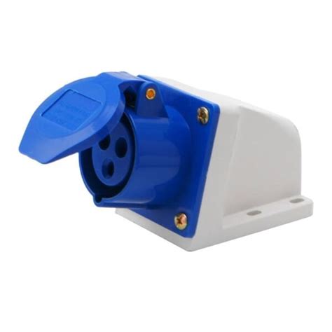 16 Amp 3 Pin Industrial Plug 220 250v Weatherproof Ip44 2pe 3phase 16a