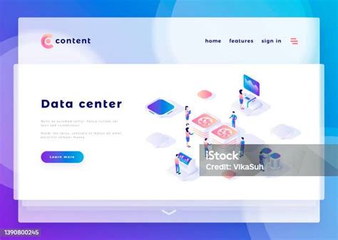 데이터 센터 사무실 사람들과 컴퓨터와 상호 작용합니다 수술에 대한 스톡 벡터 아트 및 기타 이미지 수술 건물 외관 보안 Istock