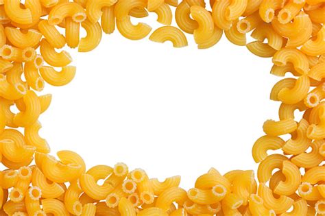 마 카로 니 흰 배경에 복사 공간 및 클리핑 패스와 함께 파스타 근접 촬영 각도 건조한에 대한 스톡 사진 및 기타 이미지