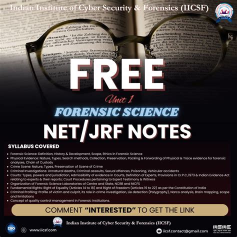 Iicsf Indian Institute Of Cyber Security And Forensics On Linkedin Forensicscience