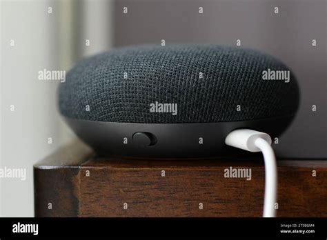 Black Physical Microphone Switch Button With Cable Smart Home Device