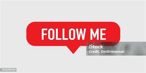 따라 오세요 흰색 배경에 빨간색 버튼 벡터 3차원 형태에 대한 스톡 벡터 아트 및 기타 이미지 3차원 형태 가상현실 개념 Istock