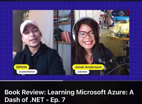 jonah andersson on linkedin csharptv adashofdotnet microsoftazure