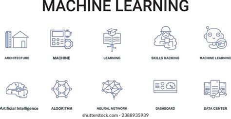 Vector Machine Learning 10 Editable Stroke Stock Vector Royalty Free 2388935939 Shutterstock