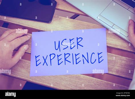 Text Caption Presenting User Experience Business Concept How A Person Reacts And Feels After