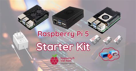 Raspberry Pi 5 Starter Kit Miễn Phí Cài Hệ điều Hành