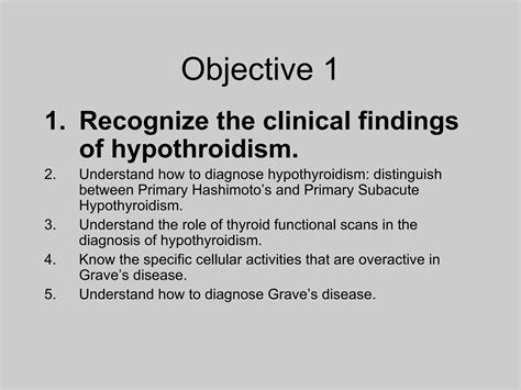 Thyroid Overview Ppt