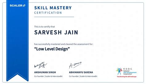 Sarvesh Jain On Linkedin Scaler Lld Systemdesign Techcertification Softwareengineering