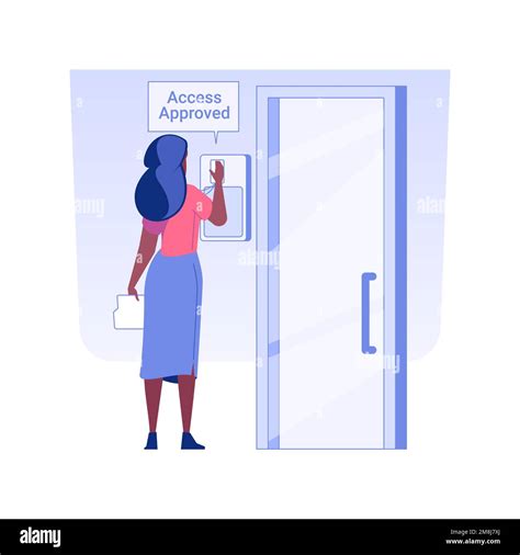 Prevent Data Leakage Isolated Concept Vector Illustration Secretary