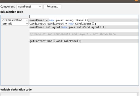 Java Move Back And Forth Between Cardlayout Stored In Different Files