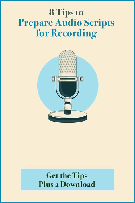 8 tips to prepare audio scripts for recording voiceover scripts