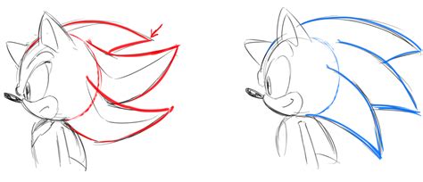 Lalas Blog How To Draw Sonic Sonic And Shadow Sonic Art