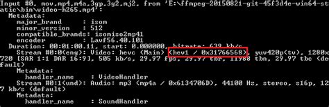 Ffmpeg Encode H265 To Hvc1 Codec Stack Overflow