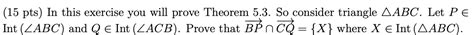 Solved Pts In This Exercise You Will Prove Theorem Chegg