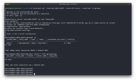 Keycloak On Distributed Sql Cockroachdb Part 22
