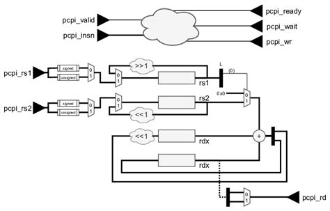 202 pico coprocessor interface pcpi hw sw codesign