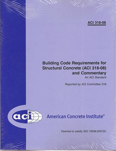 ACI 318 14 BUILDING CODE REQUIREMENTS FOR STRUCTURAL CONCRETE COMMENTARY Contractor Exam
