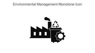 Environmental Management Monotone Icon In Powerpoint Pptx Png And Editable Eps Format PPT Template