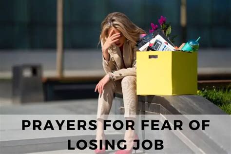Strengthening Prayers Against Fear Of Losing Job Strength In Prayer