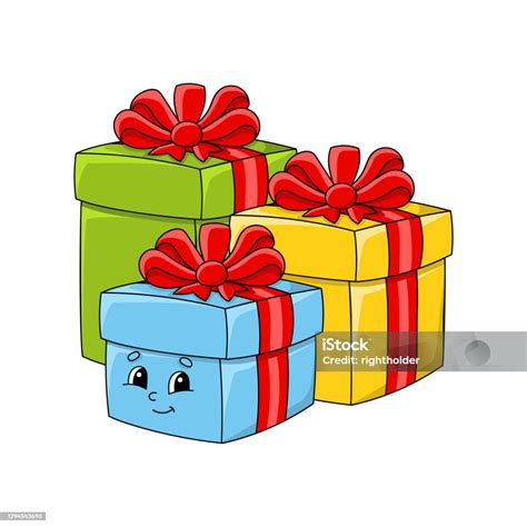 귀여운 캐릭터 겨울 테마 다채로운 벡터 일러스트레이션 만화 스타일 흰색 배경에 격리 디자인 요소입니다 디자인 책 스티커 카드 포스터 옷에 대한 템플릿 귀여운에 대한 스톡