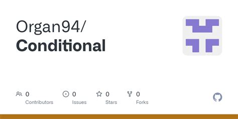 Github Organ94conditional