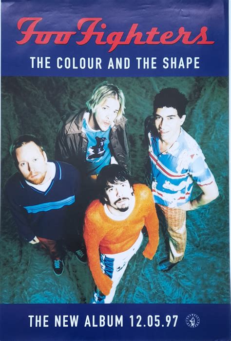 Foo Fighters The Colour And The Shape 1997 Promotional Poster