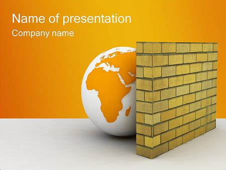 Firewall PowerPoint Template Backgrounds Google Slides ID SmileTemplates Com