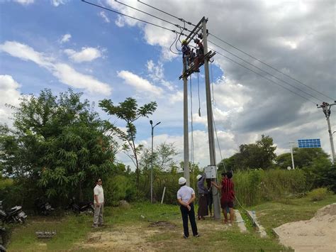 မြို့သစ်တွင် လျှပ်စစ်ဓာတ်အားလိုင်းကြံ့ခိုင်မှုရှိစေရန် စစ်ဆေးပြုပြင်ထိန်းသိမ်းခြင်း ပုံမှန်ဆောင