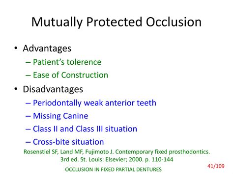 Occlusion In Fixed Partial Denture Pptx Dental Health Diseases And Conditions