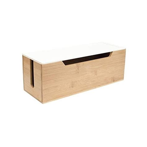 티몬 글로벌 홀세일 ★일본 직배송★calife 북유럽인테리어 핸드메이드 대나무멀티탭 케이블박스 콘센트수납함 배선숨기기