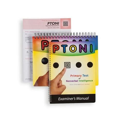 Ptoni Primary Test Of Nonverbal Intelligence Ptoni Primary Test Of Nonverbal Intelligence