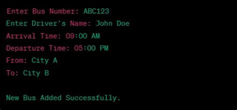 Bus Reservation System Project Using C Gui Projects