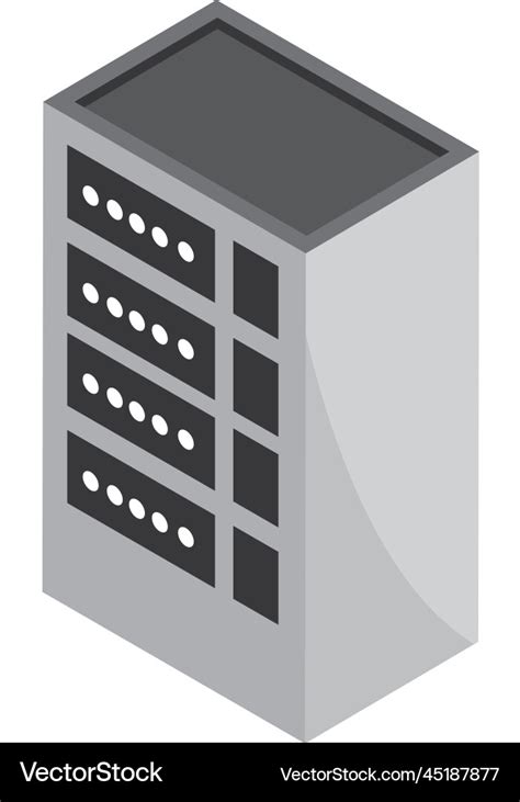 Database Server Icon Royalty Free Vector Image