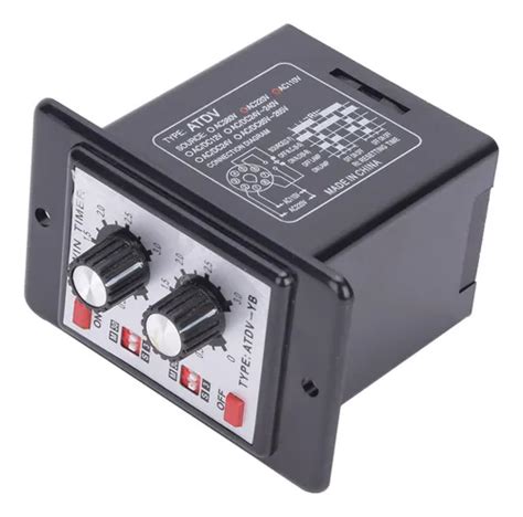 Knob Control Time Relay On Off Twin Timer Atdv Yb Ac110v Mercadolivre