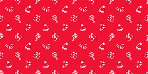 크리스마스 원활한 패턴 선물 사탕 지팡이 산타 클로스 벡터 만화 반복 벽지 타일 배경 스카프 고립 된 일러스트 낙서 디자인 0명에 대한 스톡 벡터 아트 및 기타 이미지