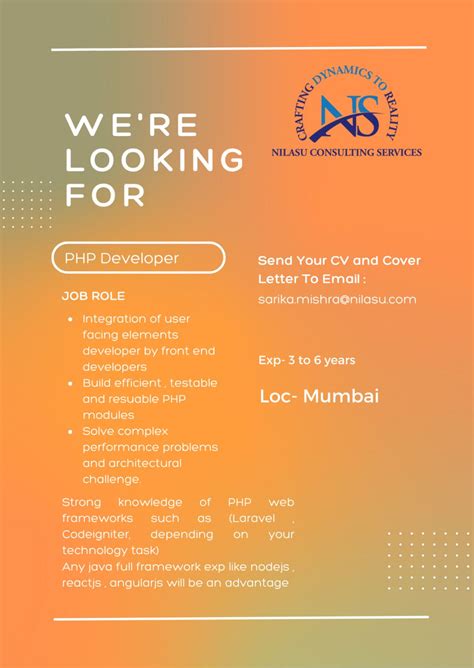 Sarika Kumari On Linkedin Hiring Phpdeveloper Laravel Codeigniter Mumbai Immediatejoiners